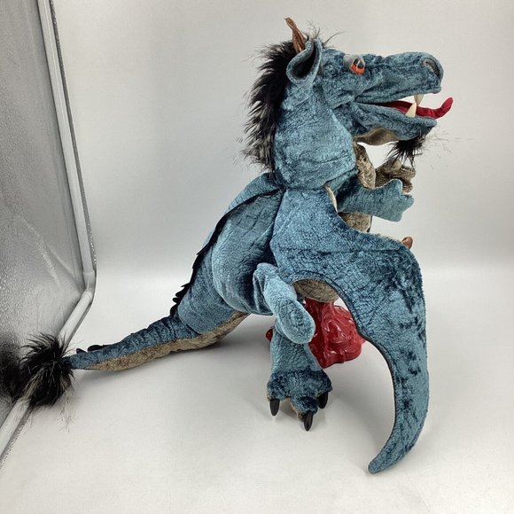 Folkmanis Puppets | Toys | Folkmanis 24 Blue Winged Dragon Hand Puppet ...
